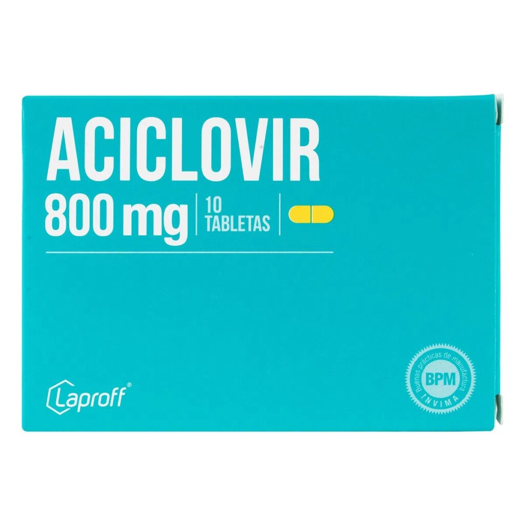 ACICLOVIR 800mg CAJA X 10 TABLETAS - LAPROFF - Casa y Salud Droguerías y Minimarket