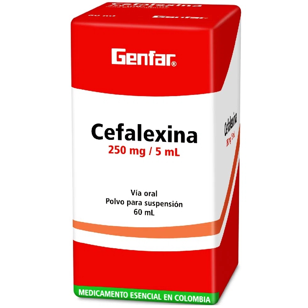 CEFALEXINA 250 MG SUSPENSI N X 60 MILILITROS GENFAR Casa Y Salud CEFALEXINA 250 MG SUSPENSI N X 60 MILILITROS GENFAR Casa Y Salud