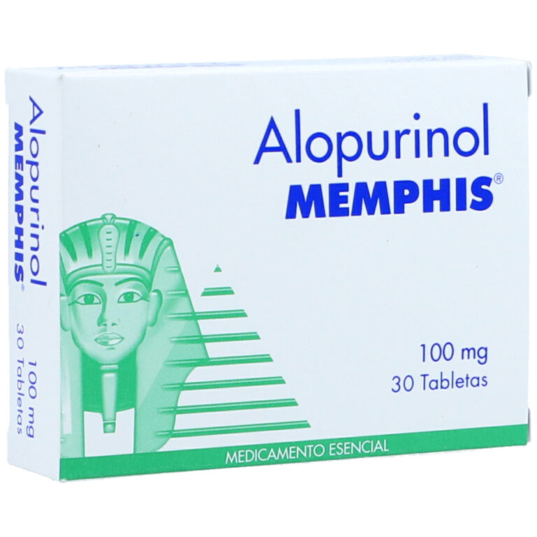 ALOPURINOL 100 MG CAJA X 30 TABLETAS MEMPHIS - Casa y Salud Droguerías ...