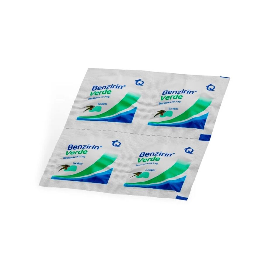 BENZIRIN VERDE X 4 TABLETAS - Casa y Salud Droguerías y Minimarket