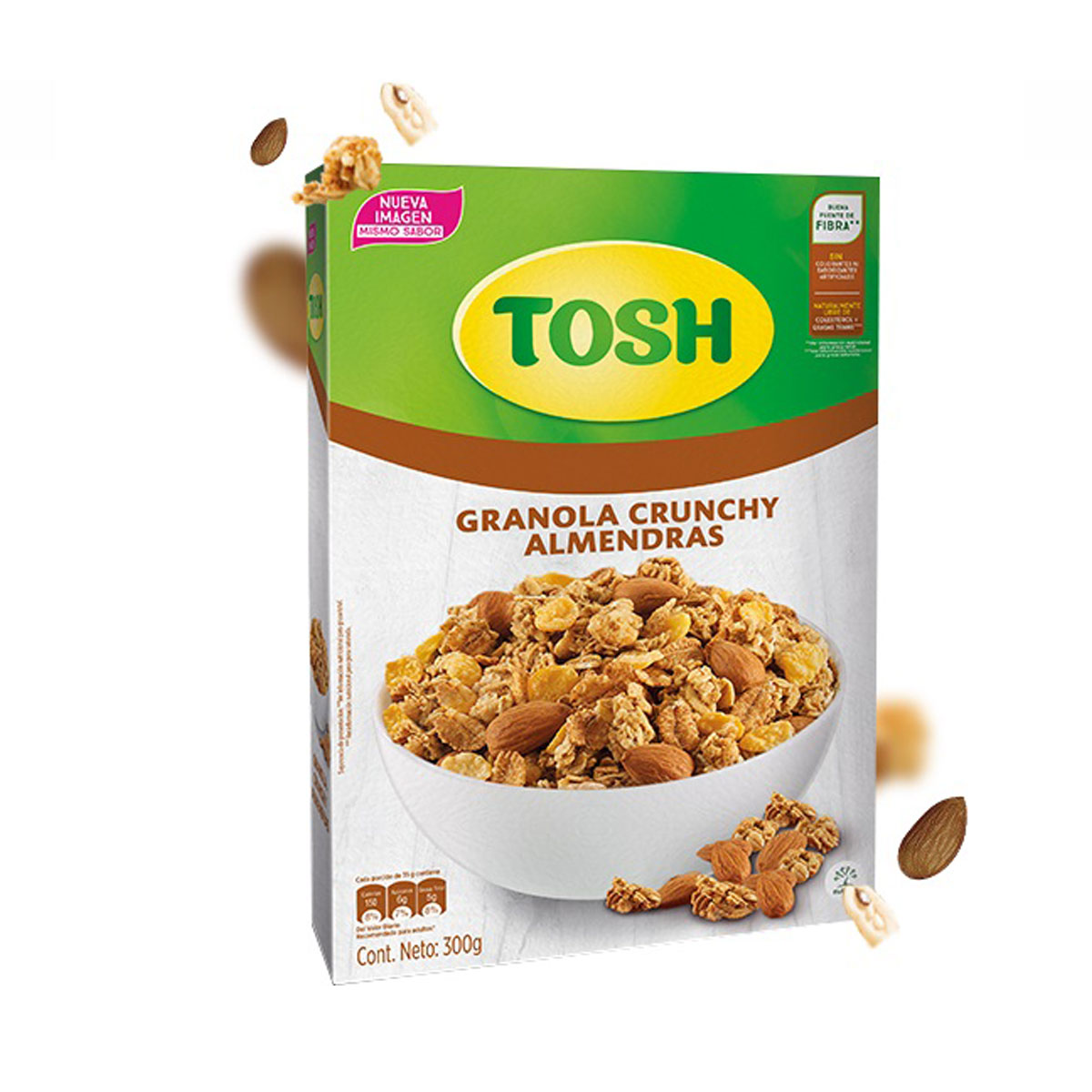 CEREAL TOSH GRANOLA CRUNCHY ALMENDRAS X 300 GR - Casa y Salud ...